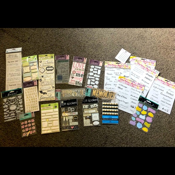 Art | New Unopened Scrapbooking Sticker Collection | Poshmark